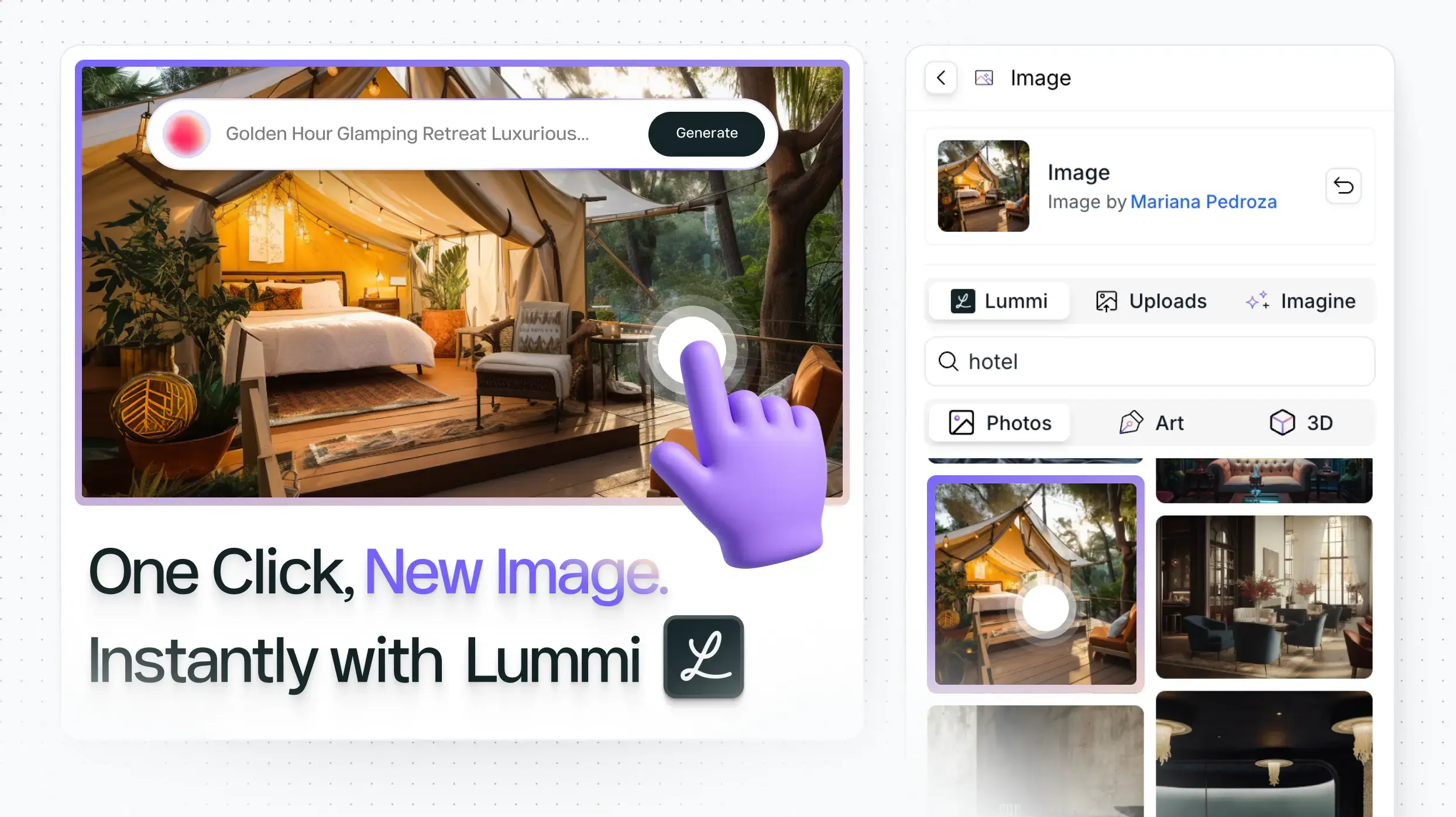 Modulify × Lummi – Seamless Images for Webflow Designers